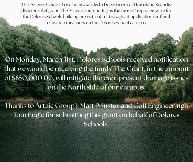 Dolores School District Awarded $850,000 Grant – Dolores School District